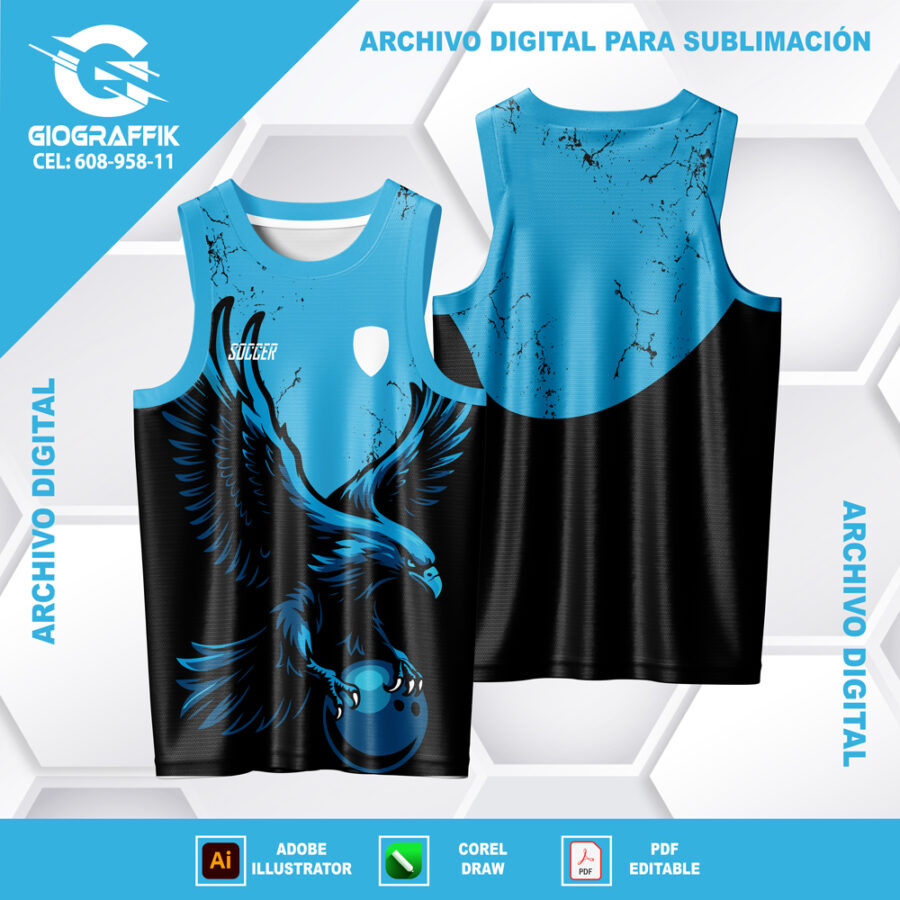 AGUILA CELESTE BLACK RAYO - Giograffik