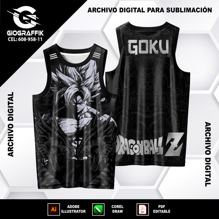 DBZ GOKU BLACK GRUNGE - Giograffik