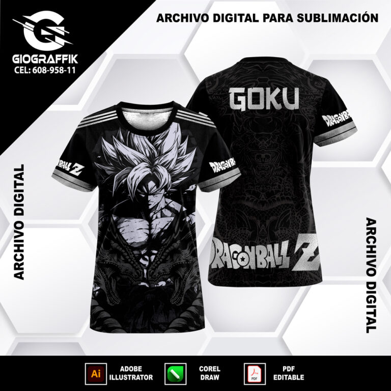 DBZ GOKU BLACK GRUNGE - Giograffik